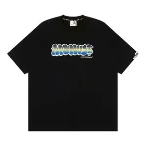 AAPE Unvs Crew Neck Tee - Black