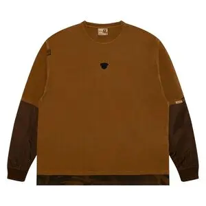 AAPE Moonface Logo Long Sleeve Tee /light