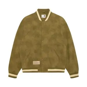 AAPE BY *A BATHING APE Unvs Varsity Jacket 'khaki/yellow