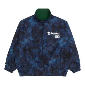 AAPE Moonface Reversible Zip Jacket 'navy - Blue