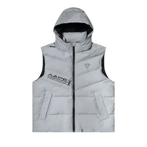 AAPE Moonface Patch Down Vest /green - Grey
