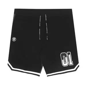 AAPE Moonface Reversible Drawstring Shorts - Black