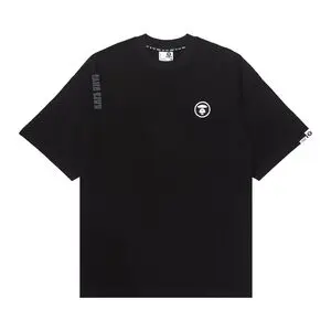AAPE Moonface Embroidered Jacquard Tee - Black