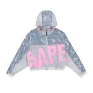 AAPE Moonface Hooded Lightweight Jacket - Grey