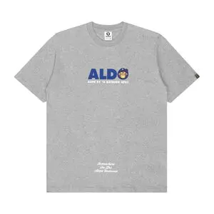 AAPE R Aldo Graphic Tee /heather - Grey