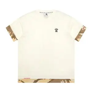 AAPE Now Moonface Logo Short Sleeve Tee 'ivory - Cream