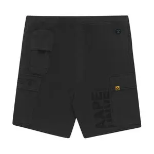 AAPE Moonface Cargo Shorts /light - Black