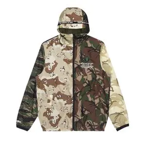 AAPE Moonface Camo Lightweight Jacket 'beige/multi - Tan