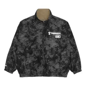 AAPE Moonface Reversible Zip Jacket - Black