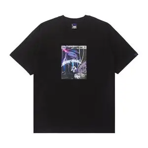 AAPE Moonface Graphic Printed Tee - Black