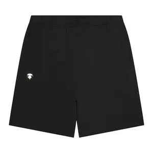 AAPE Now Moonface Logo Sweat Shorts - Black