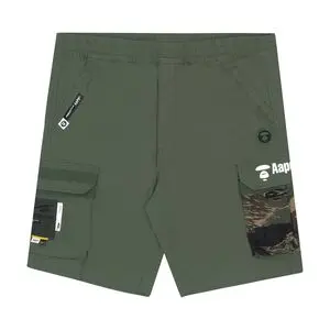 AAPE Moonface Camo Cargo Shorts 'khaki/dark - Tan