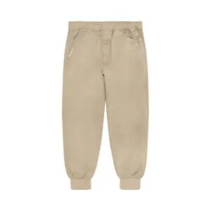 AAPE Now Moonface Logo Tapered Jogger Pants 'beige/grey - Tan