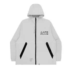 AAPE Hooded Zip Jacket /light - Grey
