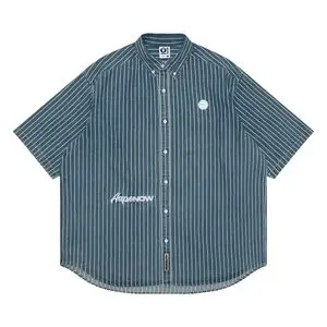 AAPE Now Moonface Logo Shirt /white - Blue