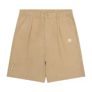 AAPE Now Moonface Logo Shorts 'beige - Tan