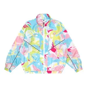 AAPE Moonface Lightweight Zip-up Jacket 'multi/pink - Multicolor