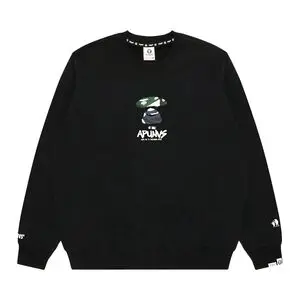 AAPE Unvs Graphic Sweatshirt - Black