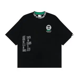 AAPE Moonface Logo Tee - Black