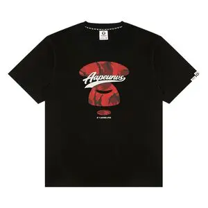 AAPE Unvs Graphic Tee - Black