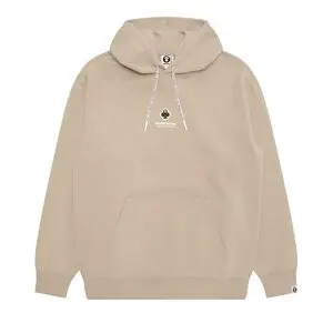 AAPE Now Clover Moonface Hoodie 'beige/grey - Tan