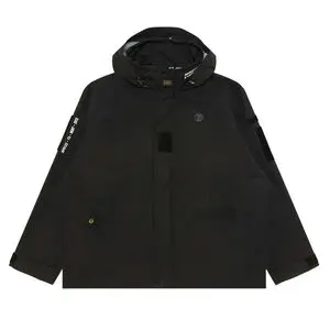 AAPE Moonface Hooded Jacket - Black