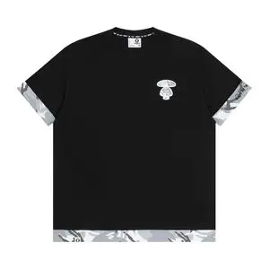 AAPE Moonface Camo Layered Hem Tee