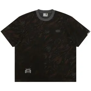 AAPE Heavy Washed Tee /green - Black