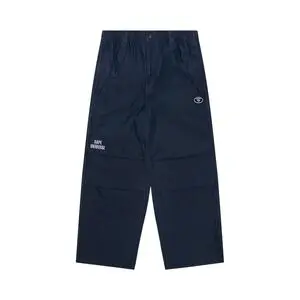 AAPE Moonface Embroidered Track Pants 'navy/light - Blue