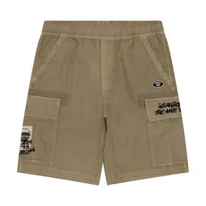AAPE Moonface Cargo Shorts 'beige/grey - Tan