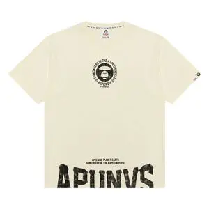 AAPE Unvs Tee 'ivory - Cream