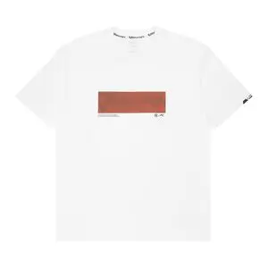 AAPE Moonface Chest Tape Tee - White