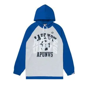 AAPE Moonface Raglan Hoodie - Blue