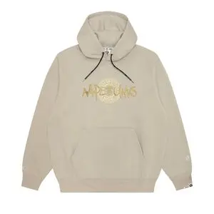 AAPE Logo Basic Hoodie /yellow - Grey