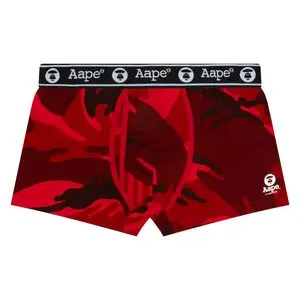AAPE Camo Moonface Boxer Shorts /multi - Red