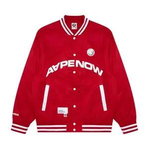 AAPE Moonface Patch Printed Jacket /dark