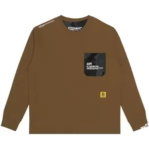 AAPE Moonface Reversible Camo Long-sleeve Tee /light