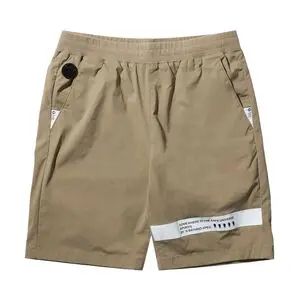 AAPE Logo Print Loose Chino Shorts 'beige