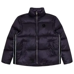AAPE Moonface Patch Reversible Puffer Jacket /purple - Grey