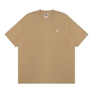 AAPE Now Moonface Logo Short Sleeve Tee /orange - Red