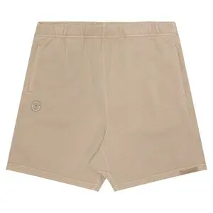AAPE Moonface Embroidered Sweat Shorts 'beige/light - Tan