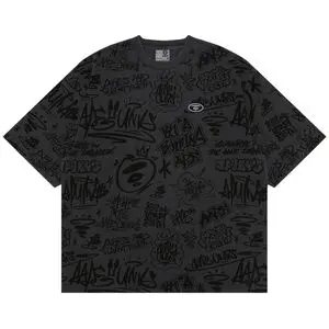 AAPE Moonface Fancy Tee /black