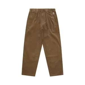AAPE Now Moonface Logo Woven Pants 'beige