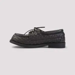 Bottega Veneta Pier Intrecciato Boat Shoes