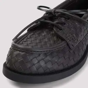 Bottega Veneta Pier Intrecciato Boat Shoes
