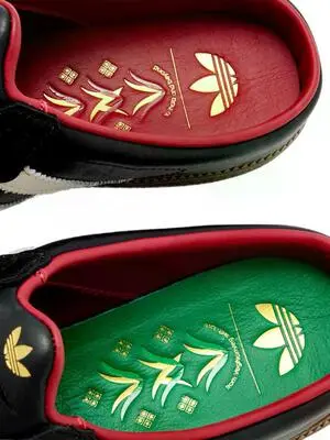 Adidas Samba Embroidered Leather Sneakers