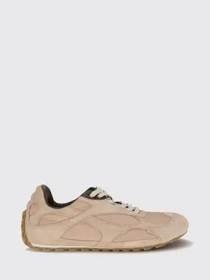Bottega Veneta Orbit Suede And Nylon Sneakers With Notched Sole - Multicolor