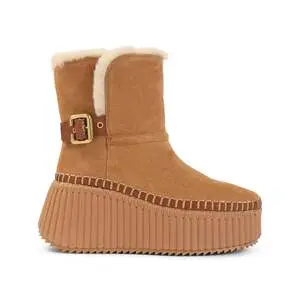 Chloé Nama Bootie - Brown