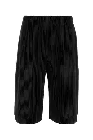 Issey Miyake September Monthly Colors Pleated Trousers For - Black