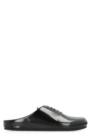 Jacquemus Flat Derby Dress Shoes In Leather